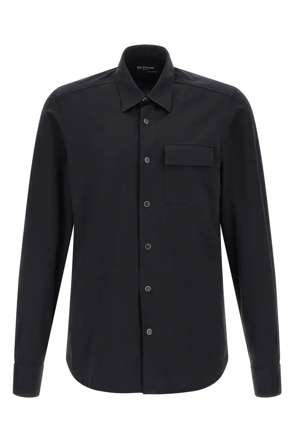 Kiton Buba Shirt With Snap Fastenings