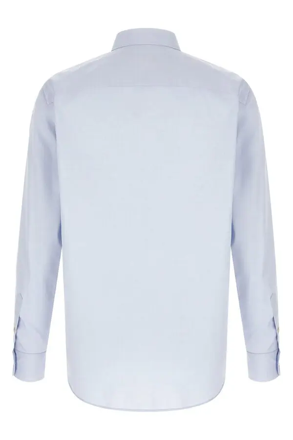 Valentino Garavani Oxford 'butterfly' Shirt - Light Blue