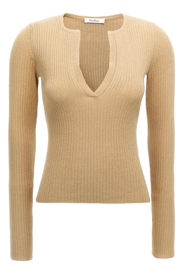 Max Mara Top 'urlo - Beige