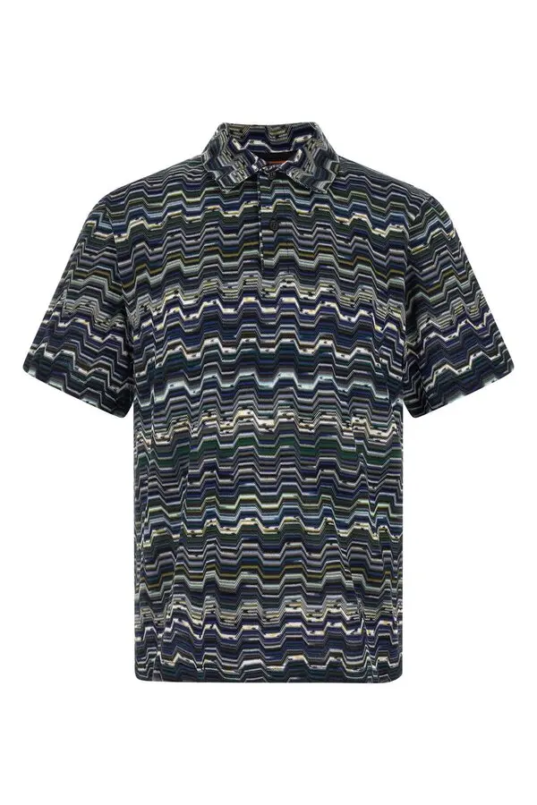Missoni Jacquard Cotton Polo Shirt