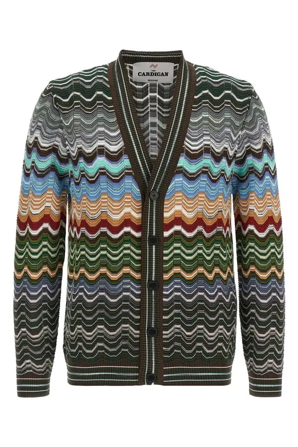 Missoni Chevron Motif Cardigan