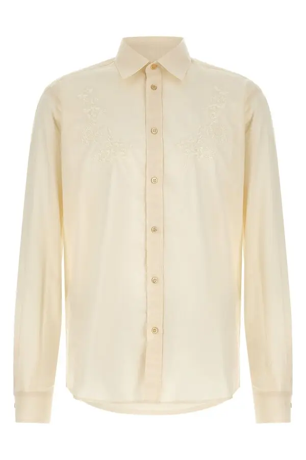 Valentino Garavani Muslin Shirt With Embroideries - White