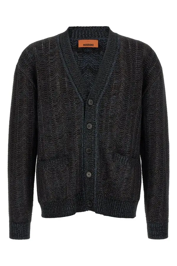Missoni Cardigan Zigzag Knit