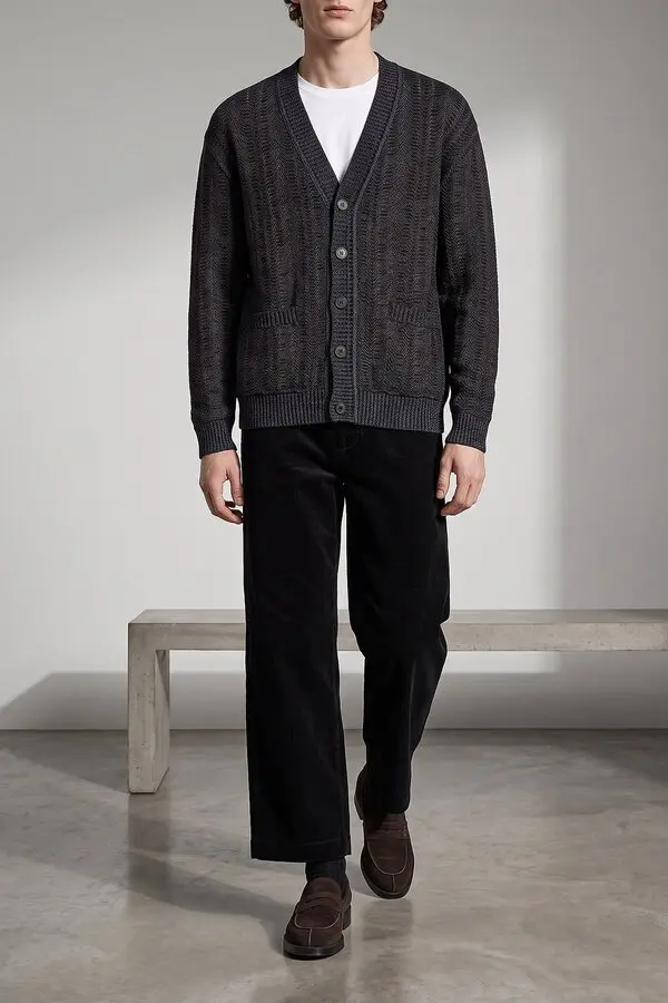 Missoni Cardigan Zigzag Knit