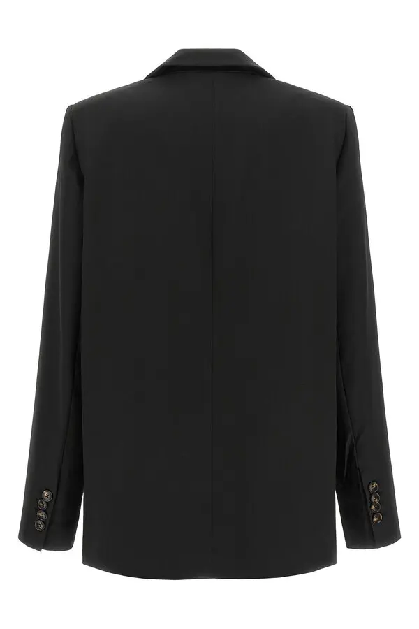 GANNI Double-breasted Wool Blazer
