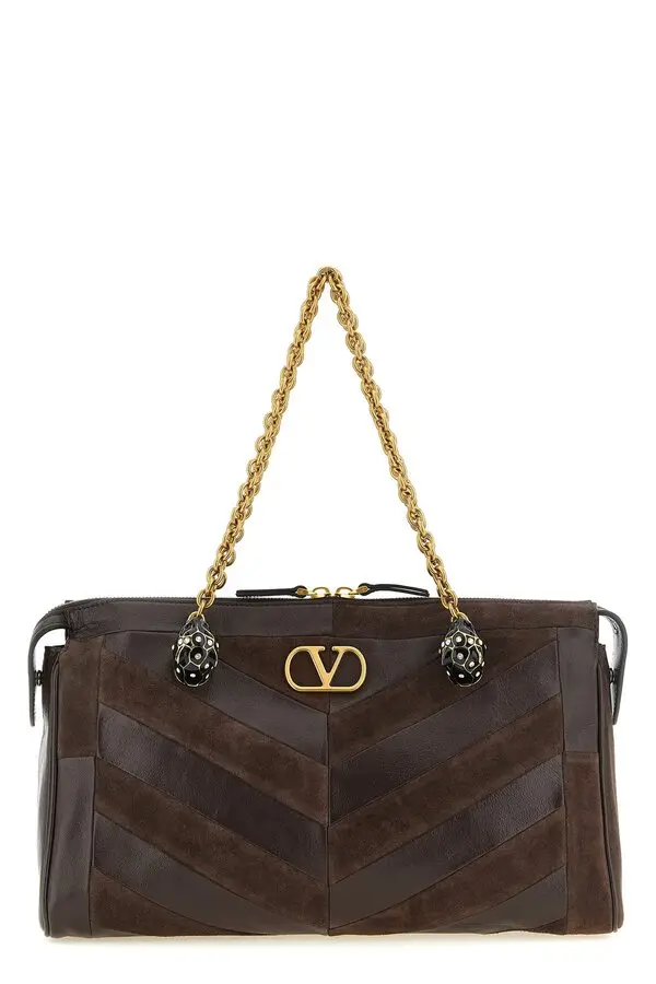 Valentino Garavani Shoulder Bag With Chevron Pattern