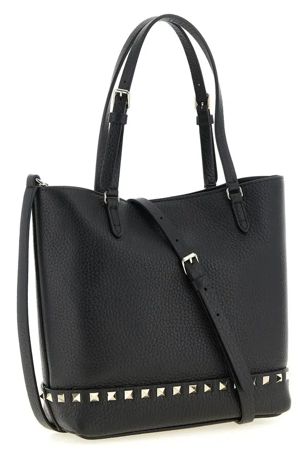 Valentino Garavani Tote Bag With Platinum-finish Studs