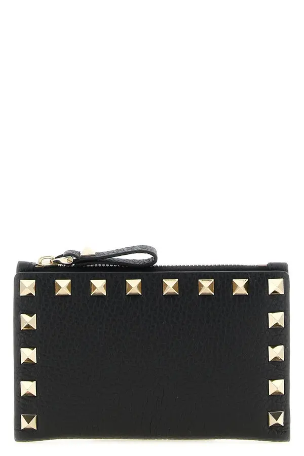 Valentino Garavani Rockstud' Card Holder - Black