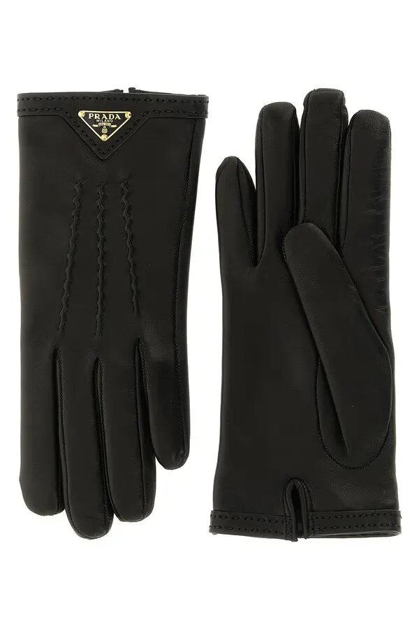 Prada Nappa Leather Gloves