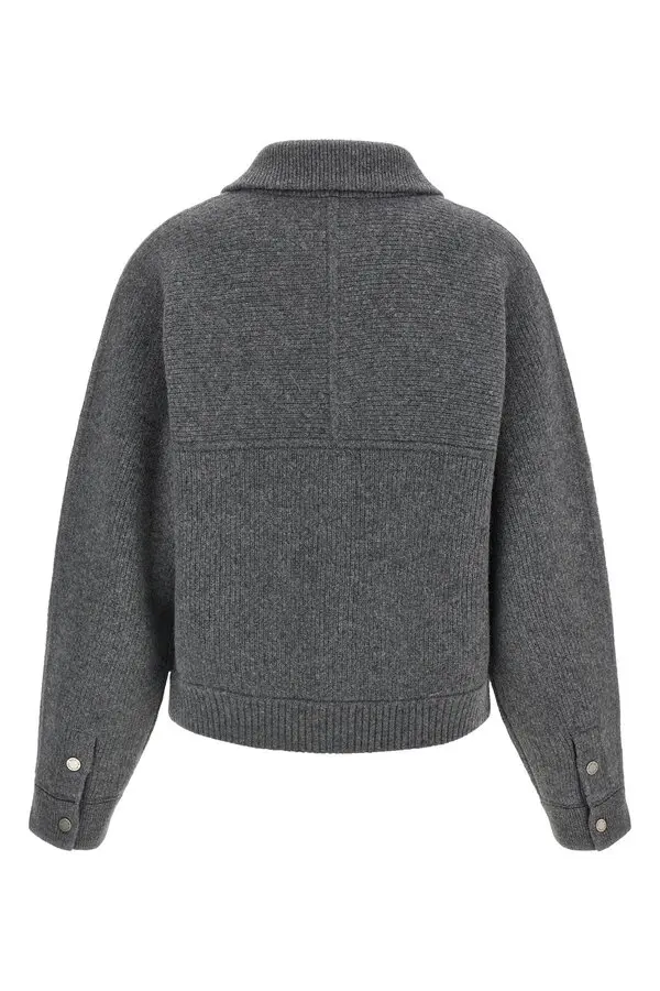 Guest In Residence Wool And Cashmere Bomber Jacket
