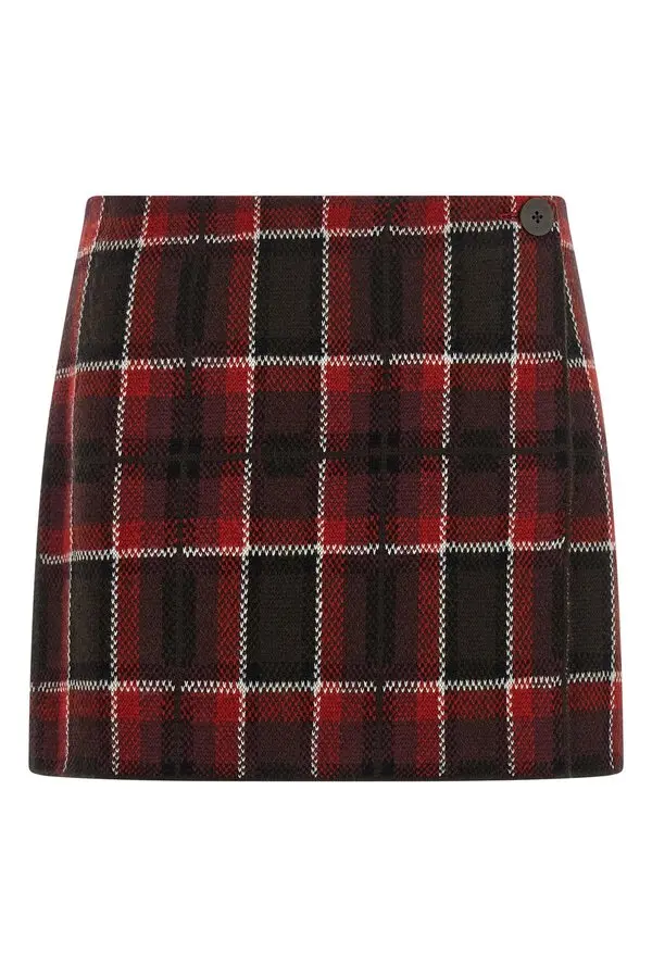 Guest In Residence Tartan Skirt