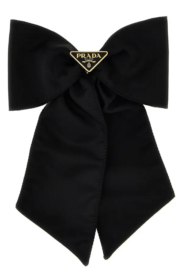 Prada Re-nylon Bow' Hair Clip