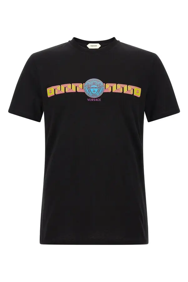 Versace Cotton T-shirt With 'medusa' Print