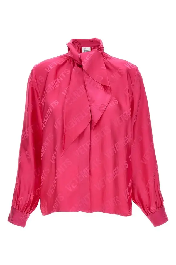 Vetements Monogram Scarf' Blouse