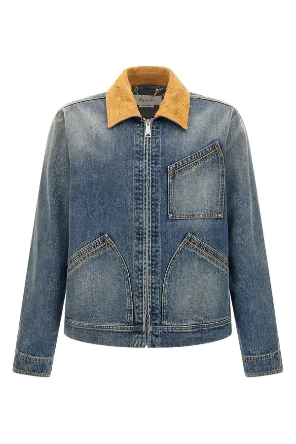 Alexander McQueen Jacket 'denim Workwear