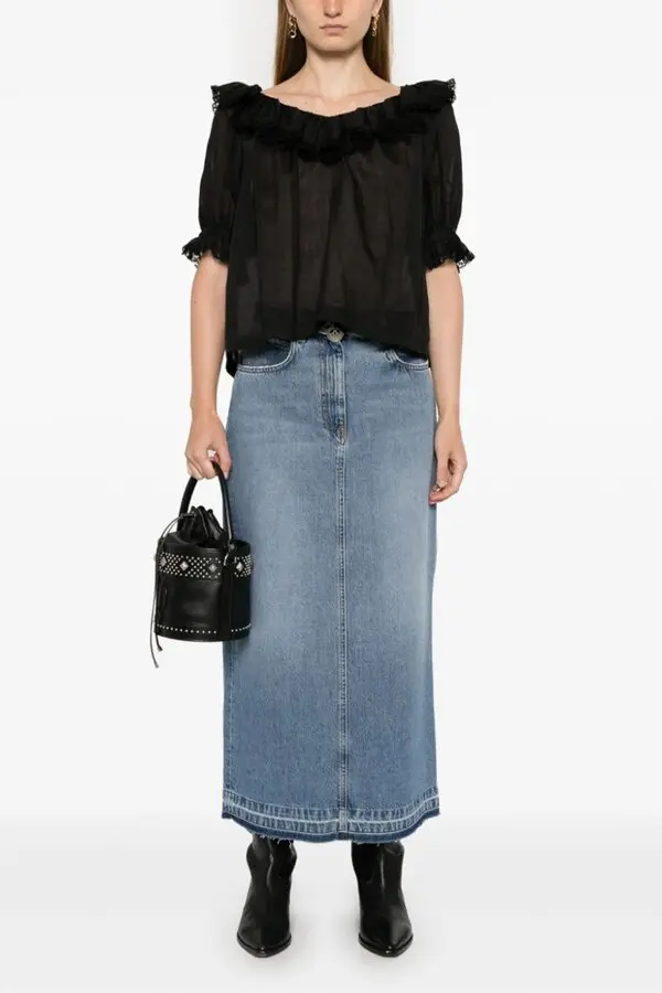 FORTELA Jorgy' Long Denim Skirt