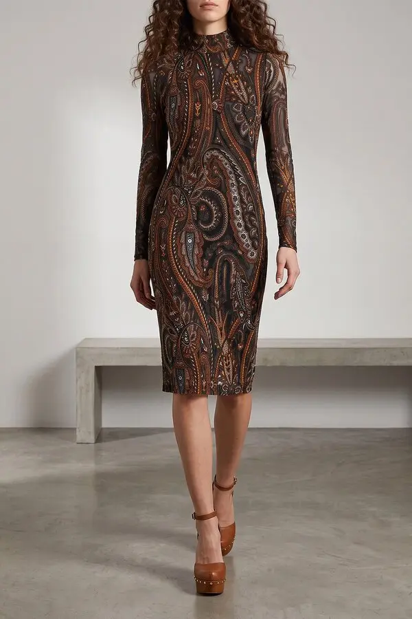 Etro Jacquard Chenille Dress