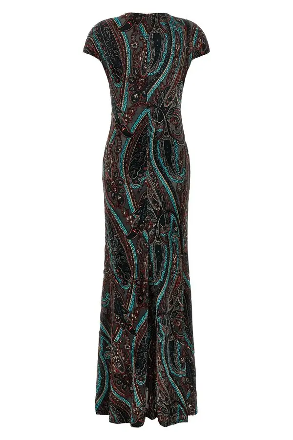Etro Devoré Velvet Gown
