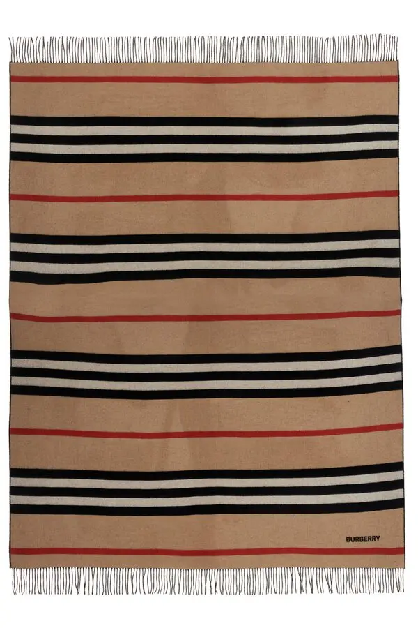 Burberry Reversible 'icon Stripe' Blanket