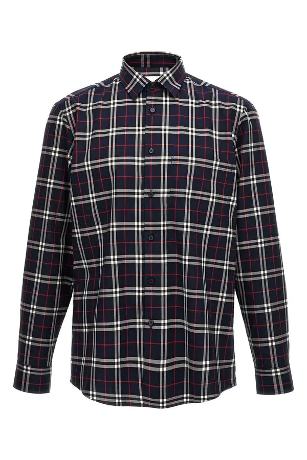 Burberry Simpson Check' Shirt - Blue