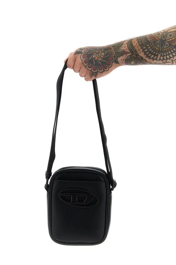 DIESEL® Crossbody Bag With Embossed Oval D Logo