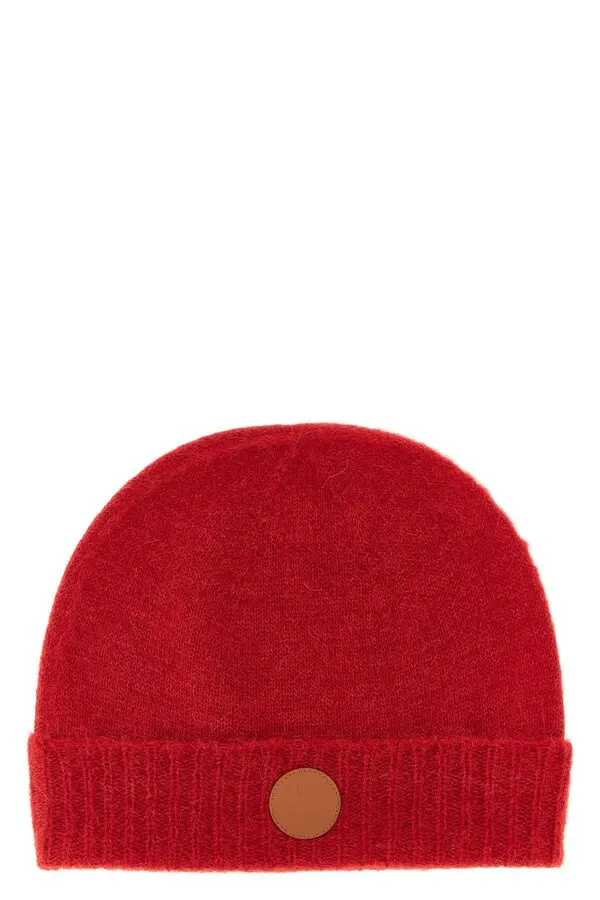 VIVIENNE WESTWOOD Orb Patch Beanie - Red