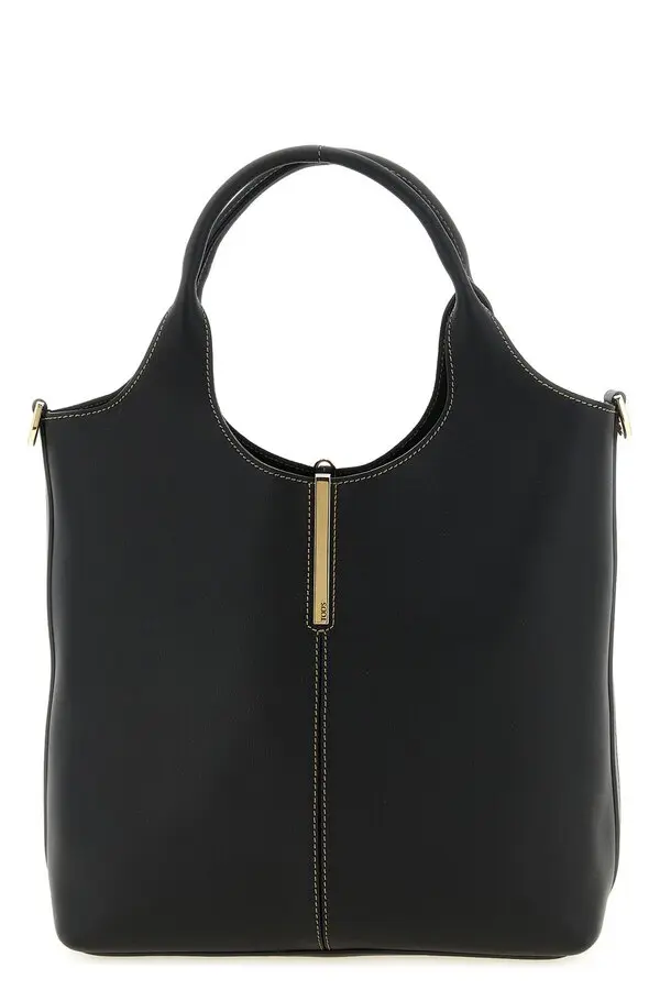 TOD'S Small Metal Plate Shopping Bag