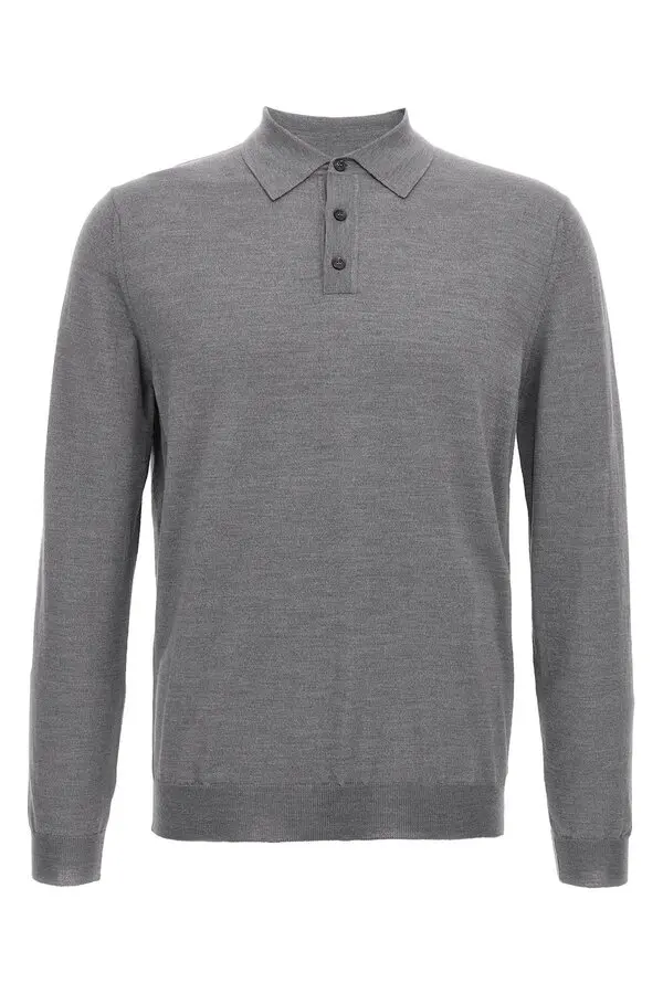 ZANONE Long-sleeved Polo Shirt Polo Ml Slim Fit