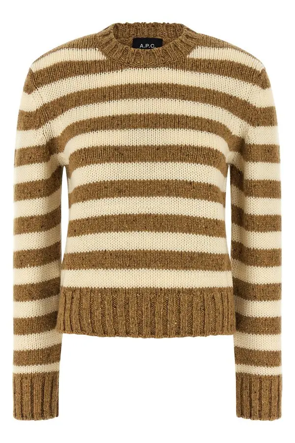 A.p.c. Striped Virgin Wool Sweater