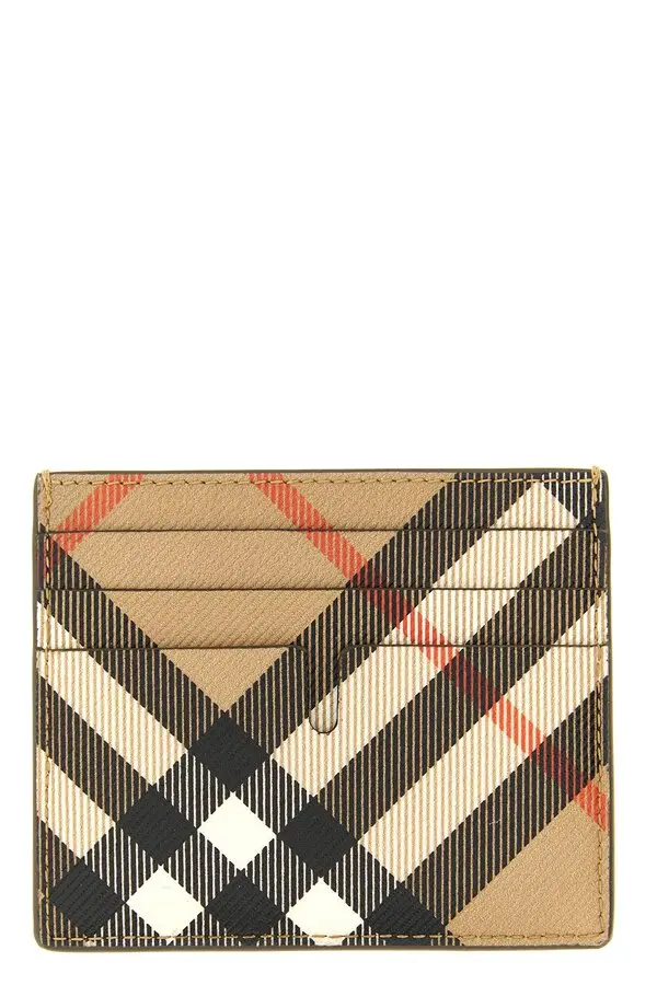 Burberry Cardholder With Vintage Check Pattern