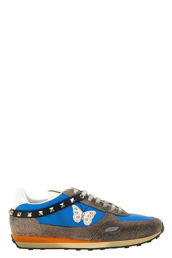 Valentino Garavani Stud Up' Color Sneakers - Multi