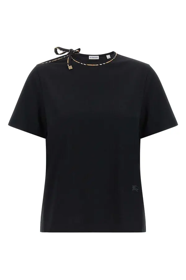 Burberry Frankie Bow' T-shirt - Black