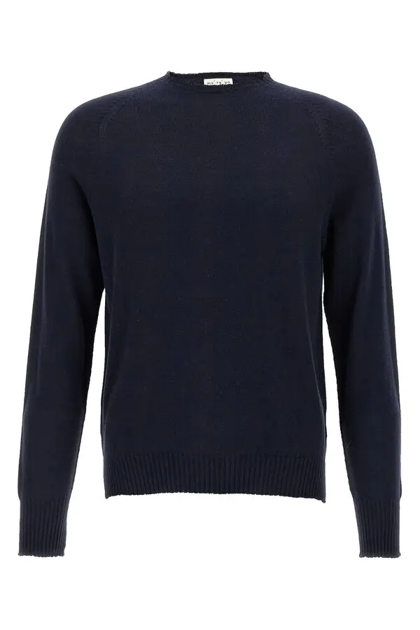 MA'RY'YA Crewneck Sweater With Raglan Sleeves