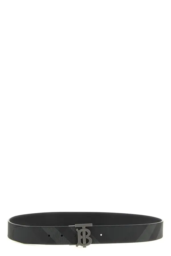 Burberry Tb Reversible Belt - Black