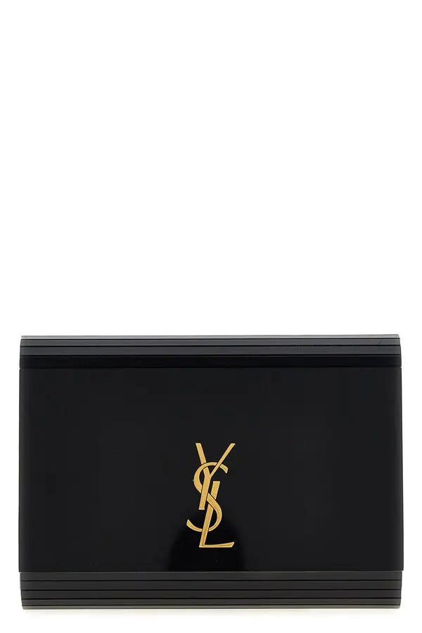 Saint Laurent Crossbody Bag 'vicky Minaudière - Black