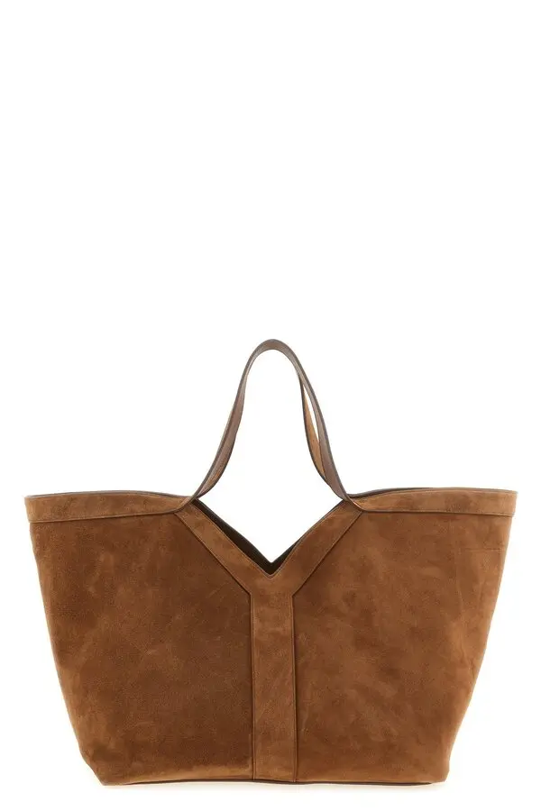 Saint Laurent Large 'y' Shopping Tote - Brown