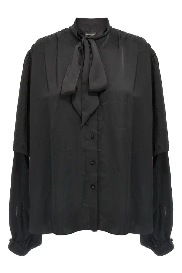 Balenciaga Blouse 'double Sleeve - Black