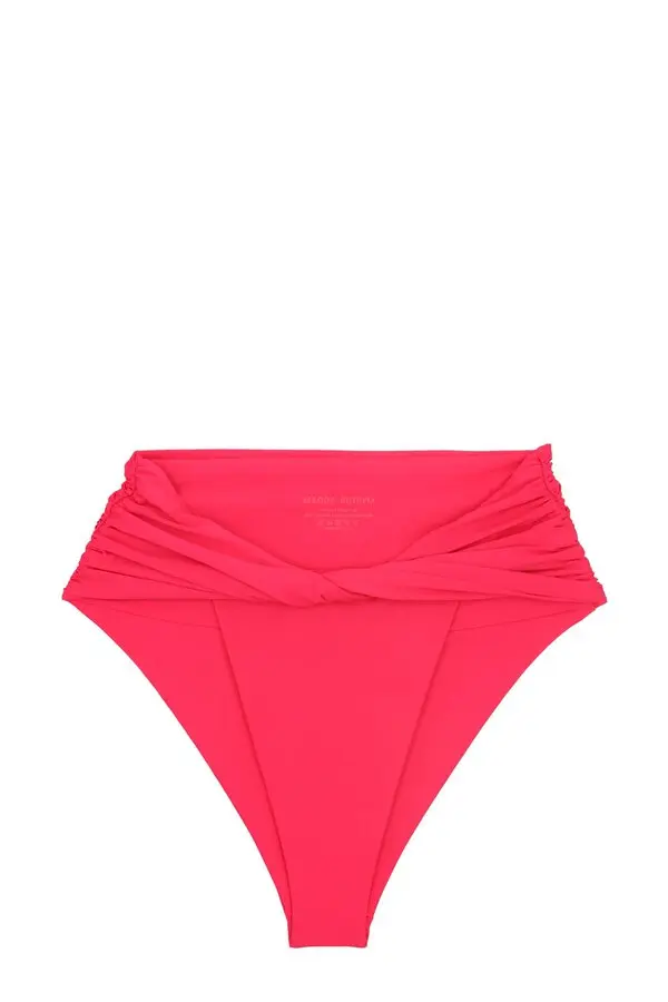 Magda Butrym Twisted Bikini Bottoms - Fuchsia