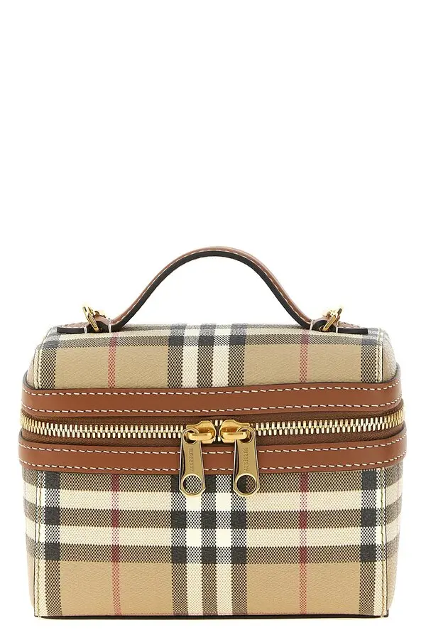Burberry Mini 'vanity' Crossbody Bag - Beige