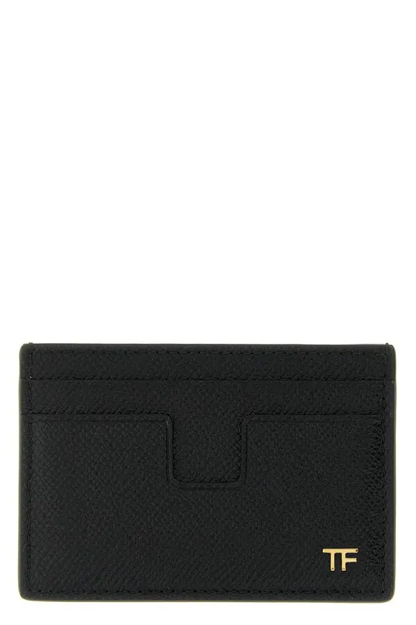 TOM FORD Cardholder T-line Cutouts - Black