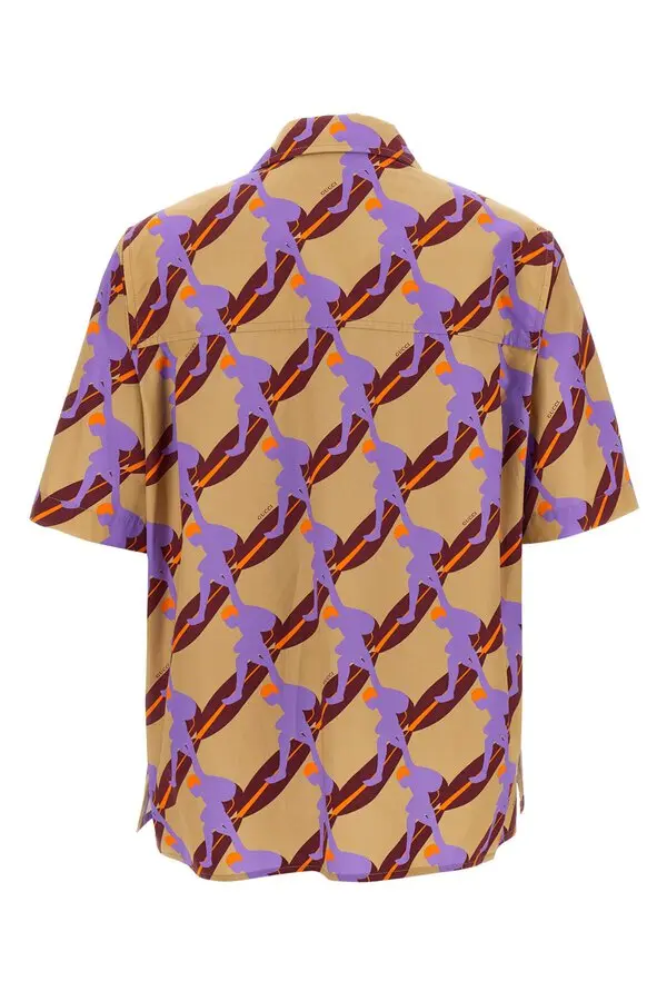 Gucci Shirt 'twisted Surf On Pop Prt - Multi