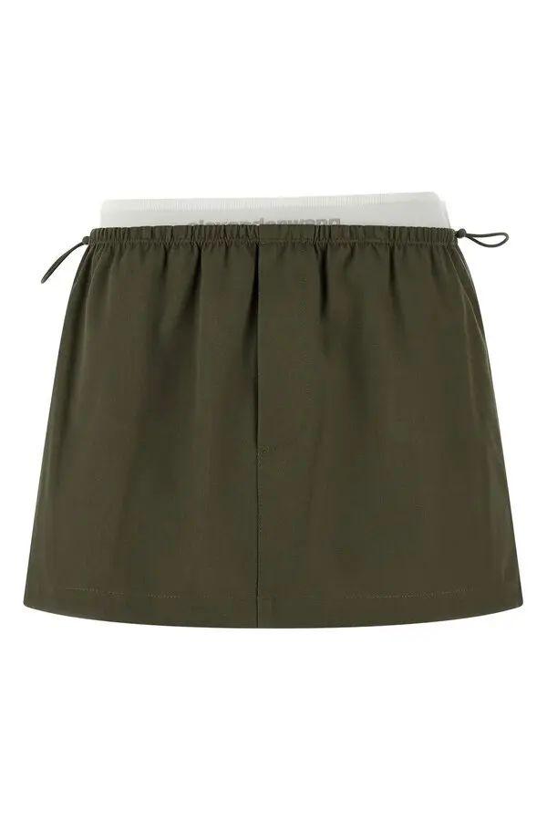 Alexander Wang Double-layer Mini Skirt