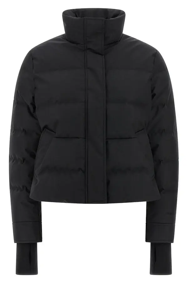 Alexander McQueen Cropped Puffer' Jacket - Black