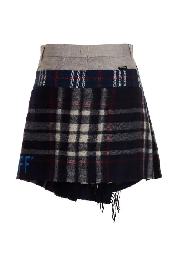 1/OFF PARIS Mini Skirt With Sartorial Details