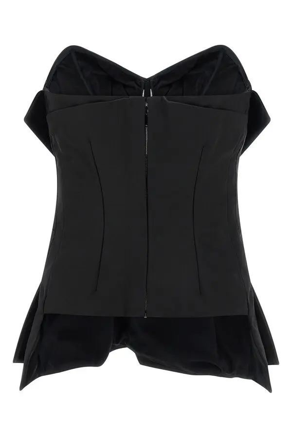 Alexander McQueen Top 'silk Duchesse