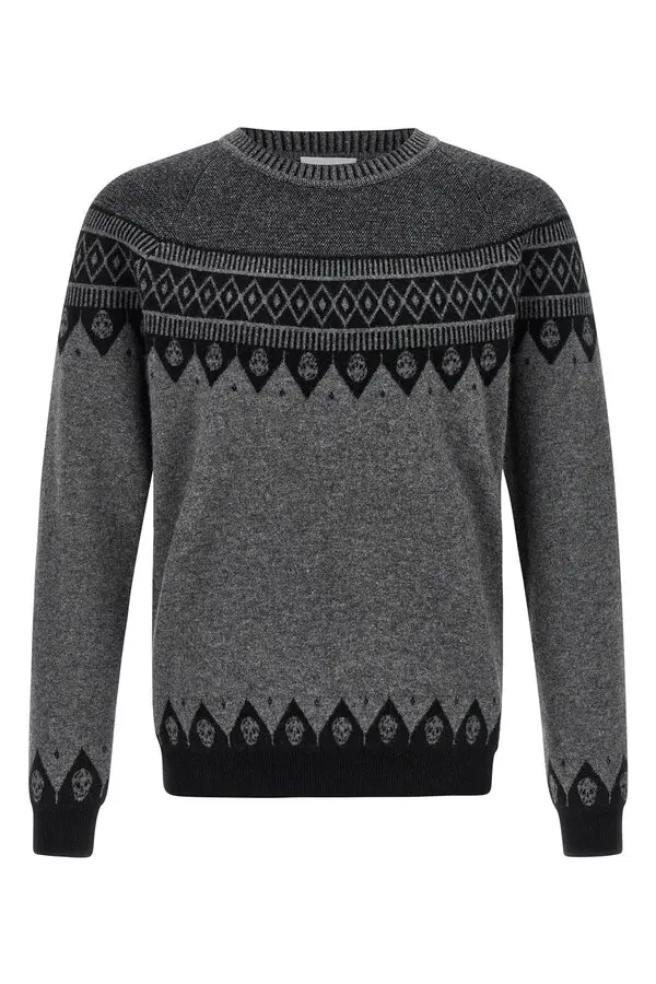 Alexander McQueen Sweater 'skull Fair Isle