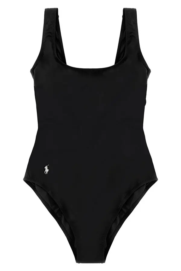 Polo Ralph Lauren One-piece Swimsuit With Embroidered Logo