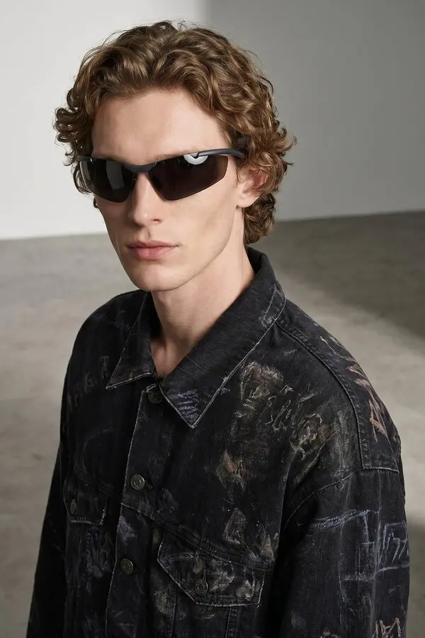 Balenciaga Boomerang" Sunglasses