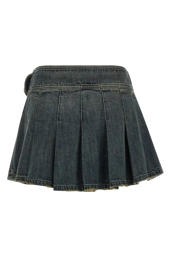 Balenciaga Skirt 'buckle Pleated