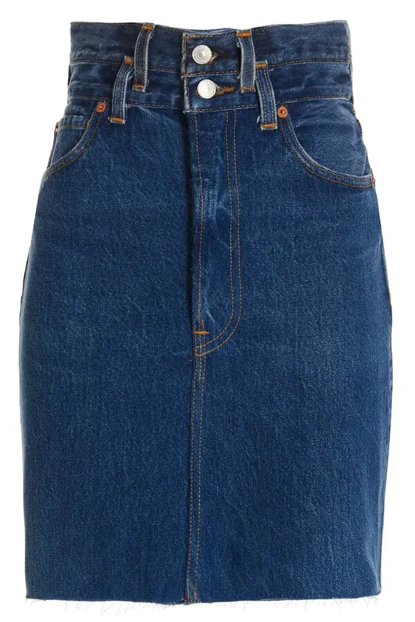 RE/DONE Skirt 'levi's Double Waisted Pencil Skirt